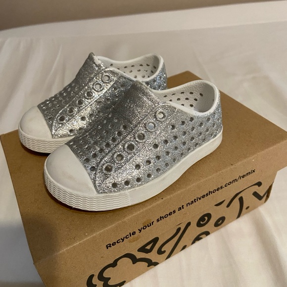 Native | Shoes | Native Jefferson Bling Silver | Poshmark